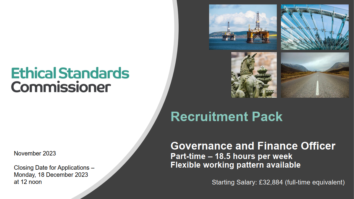 Governance and Finance Officer (Part/time) - Recruitment Pack | Ethical ...