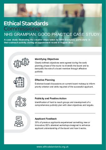 Good Practice Case Study - NHS Grampian | Ethical Standards Commissioner